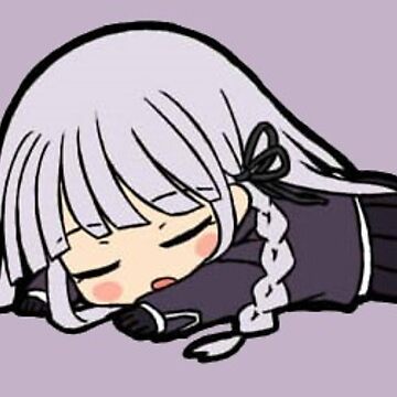 "Sleeping Kyoko" Sticker for Sale by Totenkreuz | Redbubble