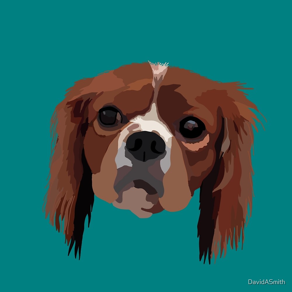 "George the King Charles Spaniel" by DavidASmith | Redbubble