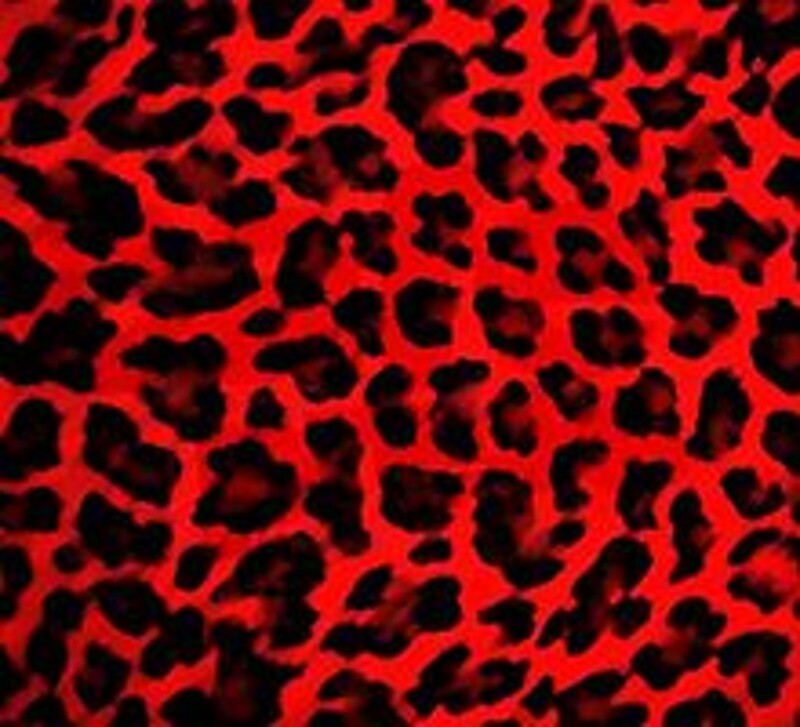 "red and black cheetah print" by misskris766 | Redbubble