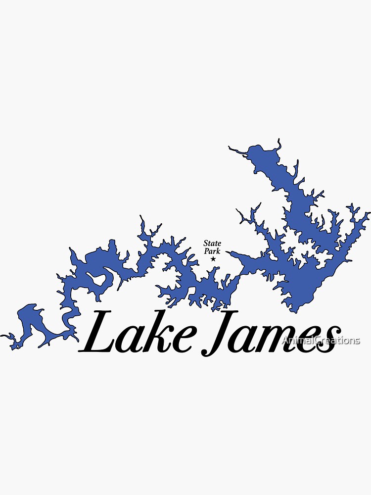 "Lake James, Linville NC" Sticker for Sale by AnimalCreations | Redbubble