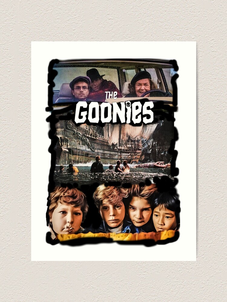 "the goonies print art" Art Print for Sale by differenttings | Redbubble
