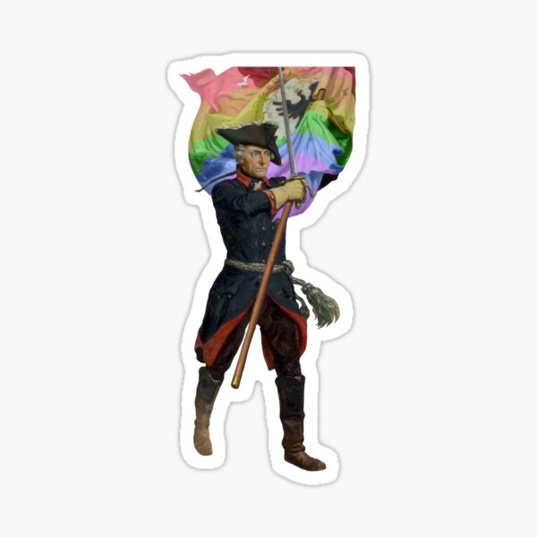 "Frederick the Great Pride Flag" Sticker for Sale by Ematam | Redbubble