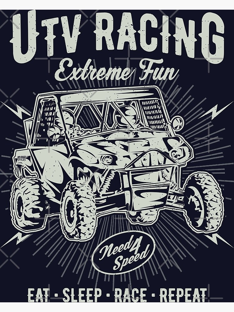 "UTV SxS Racing Extreme" Poster for Sale by offroadstyles | Redbubble