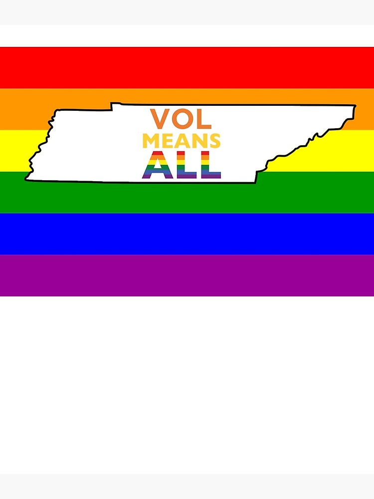 "Tennessee Gay Pride Shirt - Tennessee LGBT Rainbow Flag Shirt ...