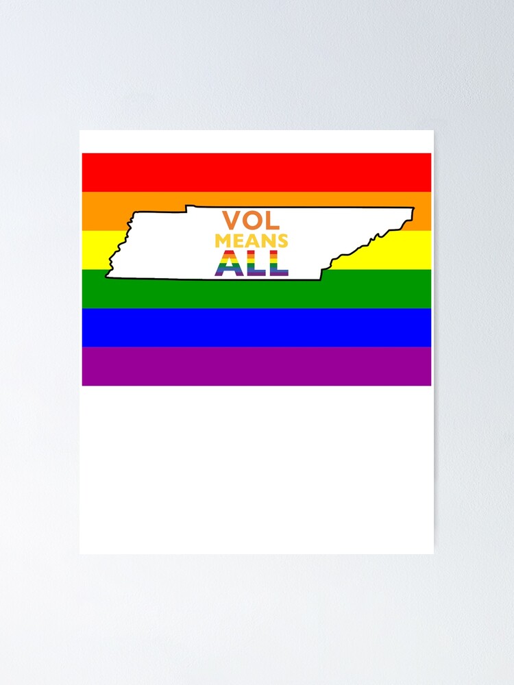 "Tennessee Gay Pride Shirt - Tennessee LGBT Rainbow Flag Shirt ...