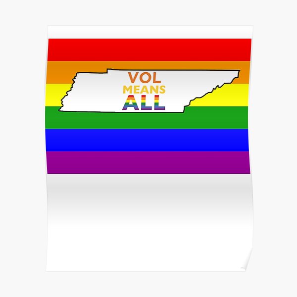 "Tennessee Gay Pride Shirt - Tennessee LGBT Rainbow Flag Shirt ...