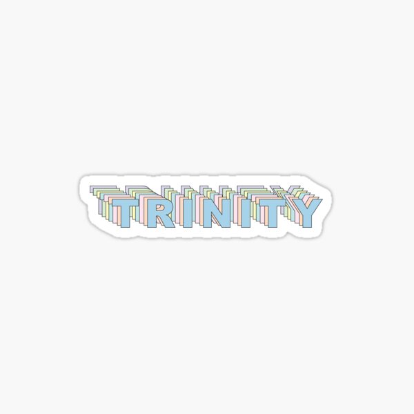 "Trinity Color" Sticker for Sale by meghus7 | Redbubble