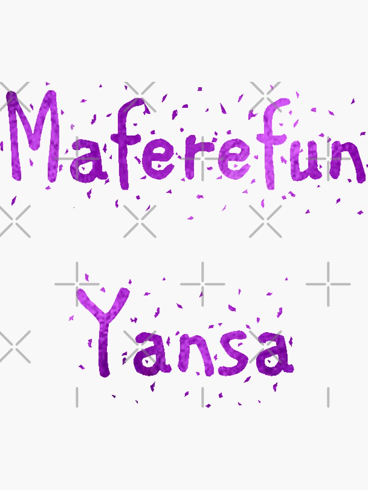 "Maferefun Oya Yansa Jekua Jey" Sticker for Sale by OyaBunmi | Redbubble