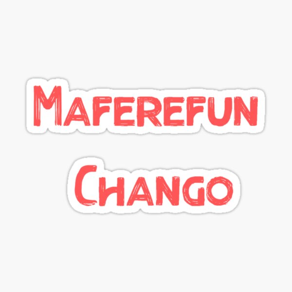 "Maferefun Chango" Sticker by OyaBunmi | Redbubble