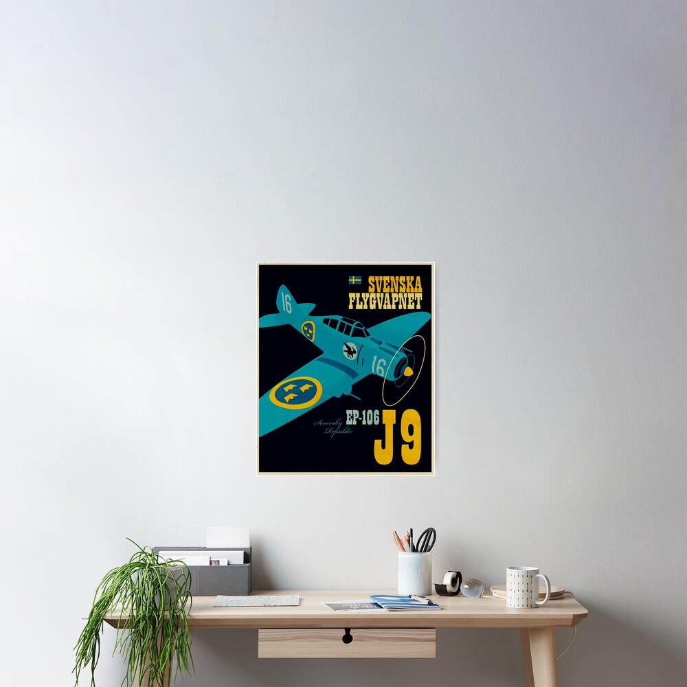 "Swedish J9 EP-106 Seversky Republic P-35 Airplane by Dennis Weber of ...