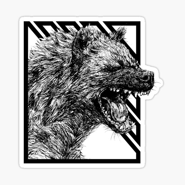 "Hyena Military Patch" Sticker for Sale by CPacArts | Redbubble