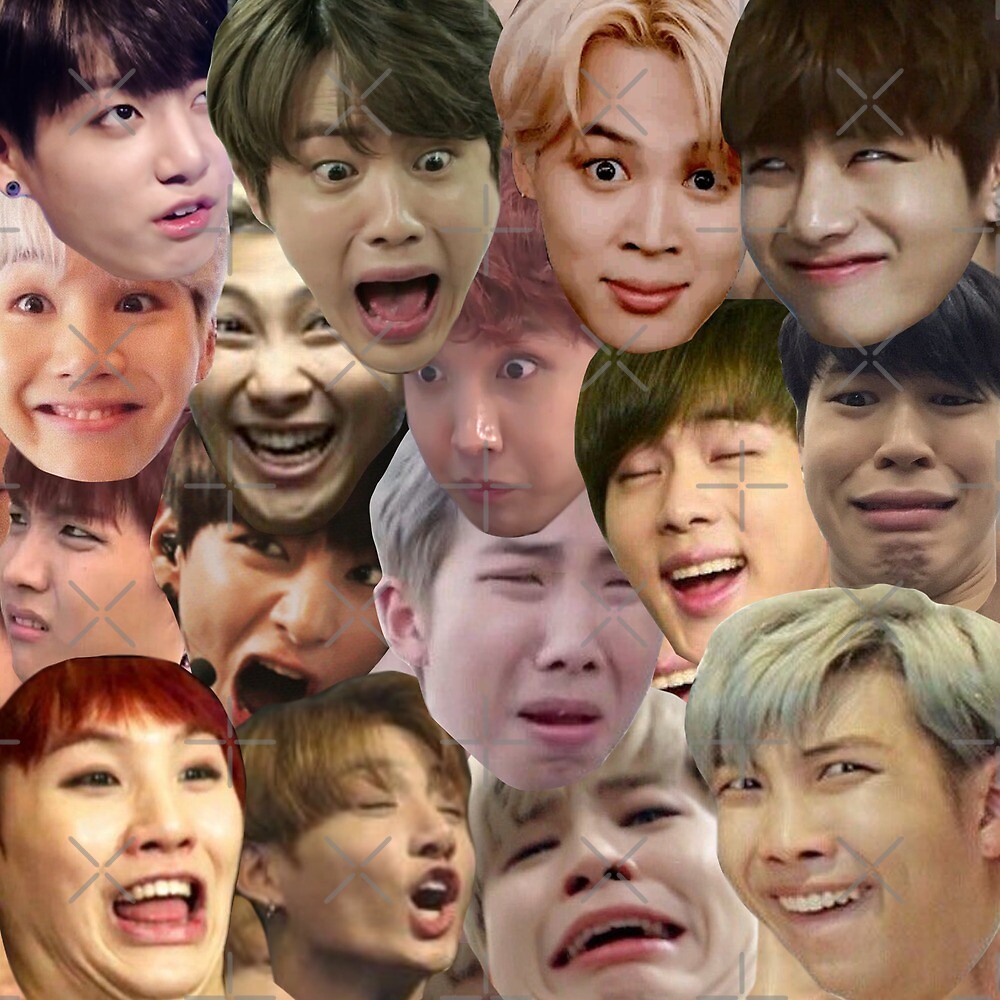 "BTS Collage" by cosmicgeek | Redbubble