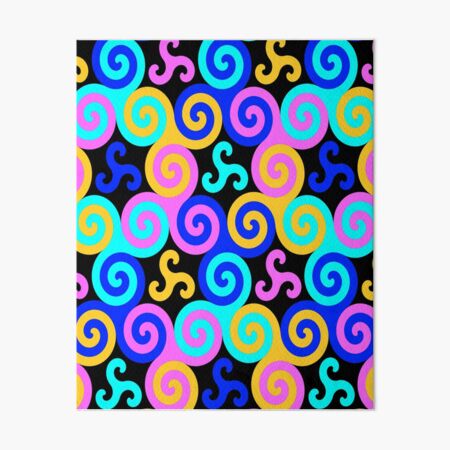 "Triskele Pattern Triskelion Archimedean Spiral" Art Board Print by ...