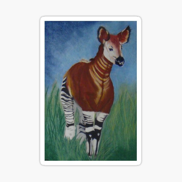 "Okapi" Sticker for Sale by angipangi7 | Redbubble