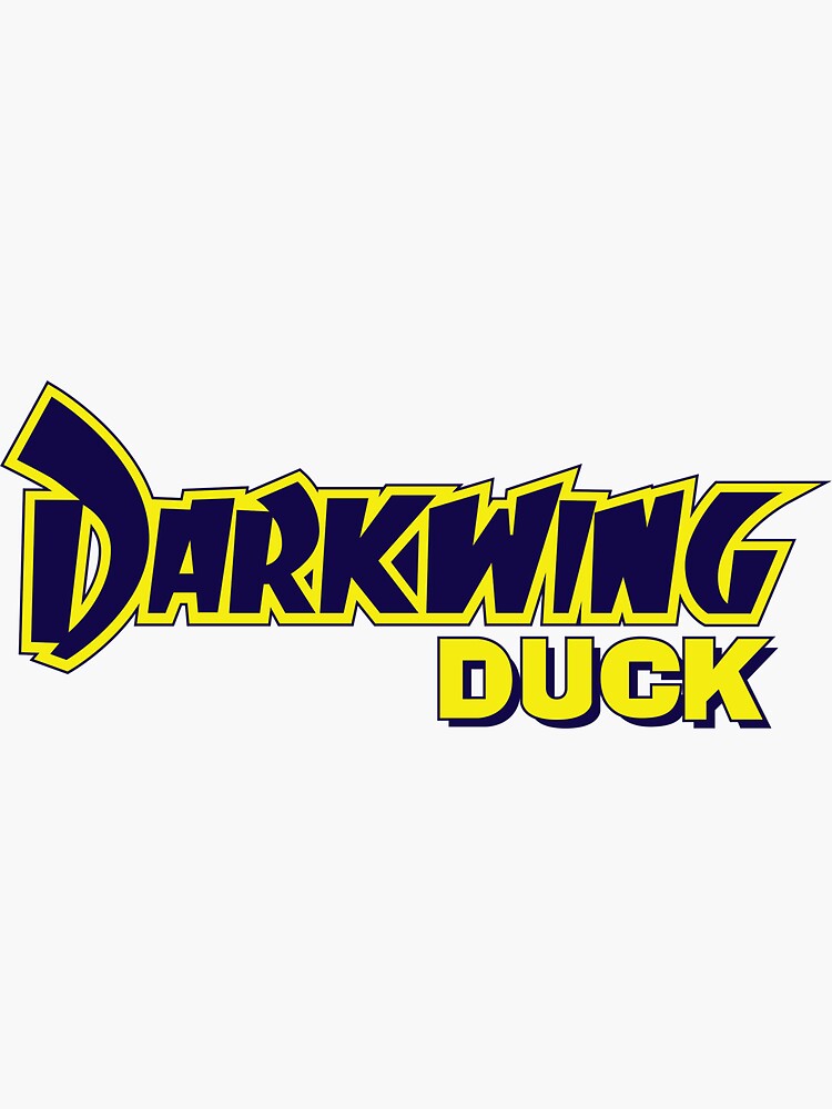 "Darkwing Duck Logo" Sticker for Sale by Art-Vand3lay | Redbubble