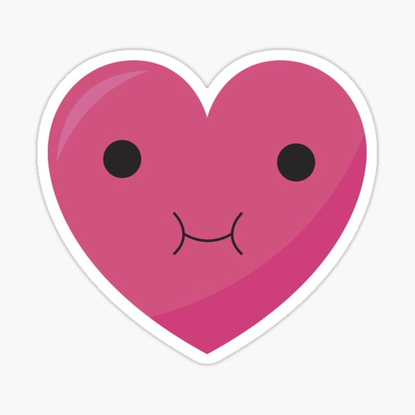 "Happy Heart" Sticker by SindreH | Redbubble