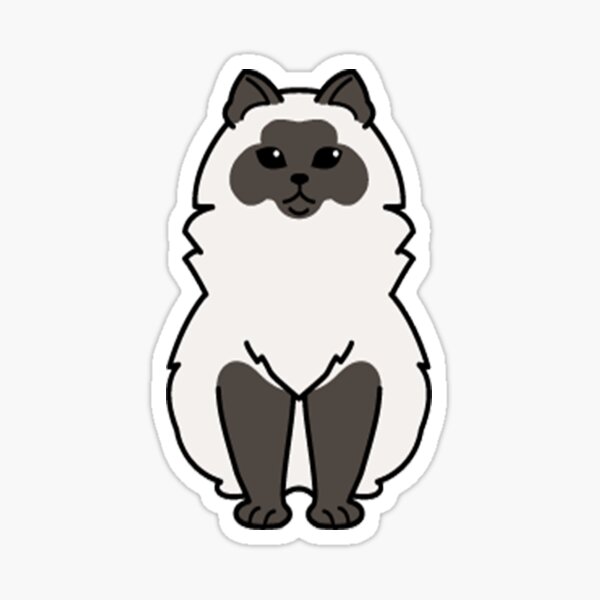 "Himalayan Cat" Sticker for Sale by Pam069 | Redbubble