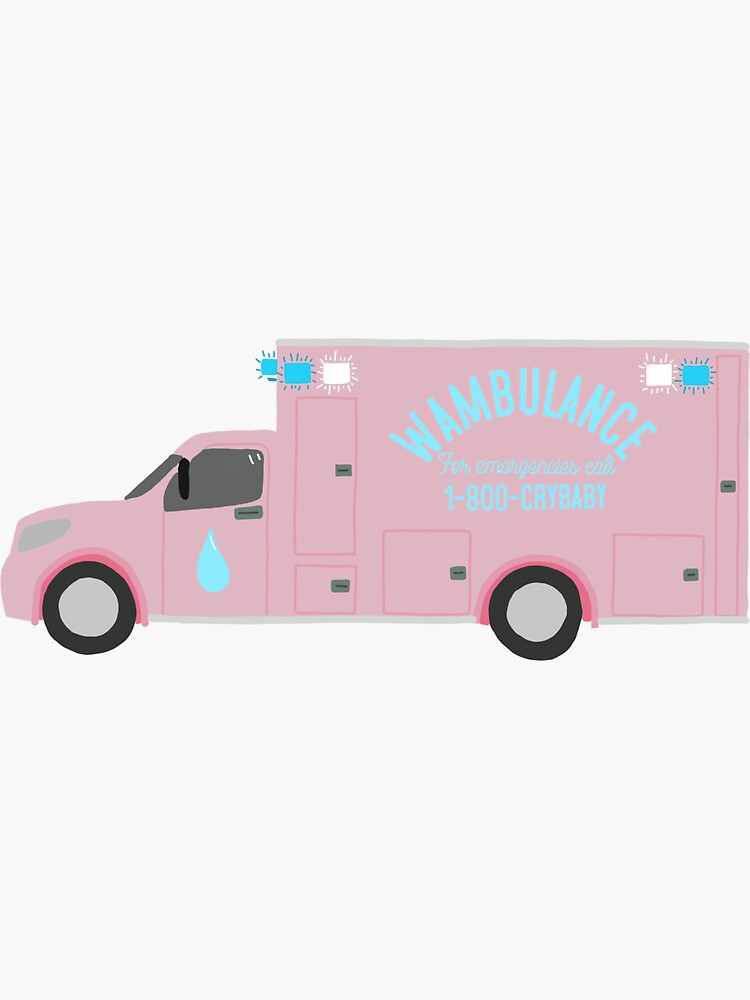 "Wambulance" Sticker for Sale by msheinz | Redbubble