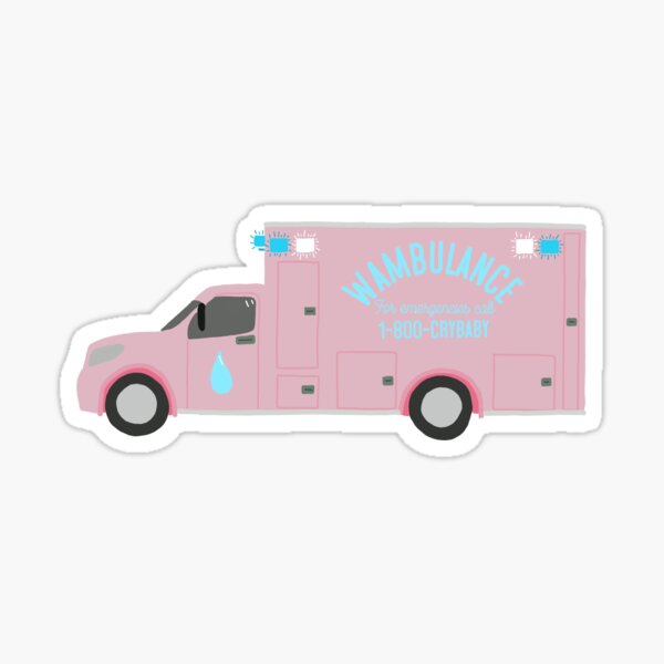 "Wambulance" Sticker for Sale by msheinz | Redbubble