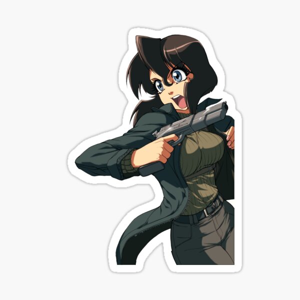 "Gunsmith Cats Sticker" Sticker for Sale by megapanda687 | Redbubble