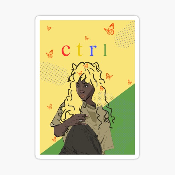 "SZA CTRL " Sticker for Sale by elgrl | Redbubble