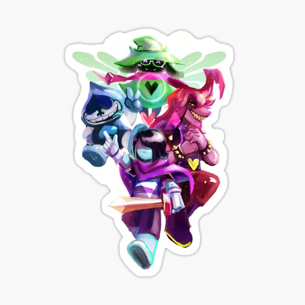 "Deltarune " Sticker for Sale by scumash | Redbubble