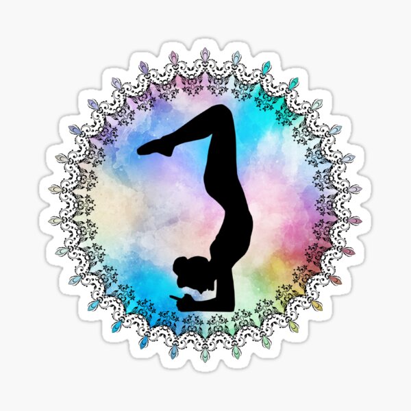 "Asana 7" Sticker for Sale by Madblossom | Redbubble