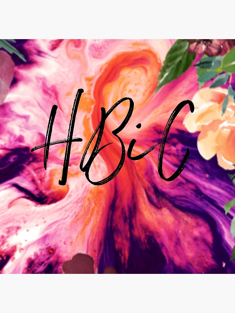 "HBiC Bright Pink " Poster by Ksbarger | Redbubble
