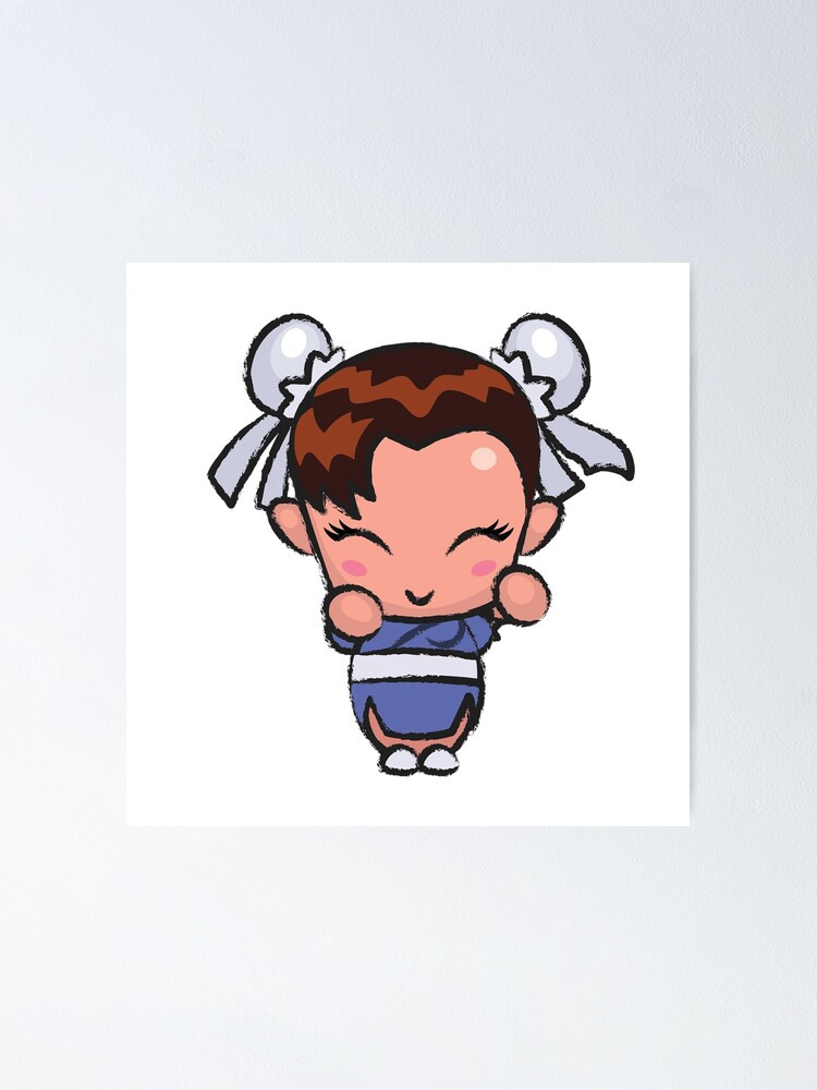 "Baby Chun Li" Poster by Ohshirtnet | Redbubble