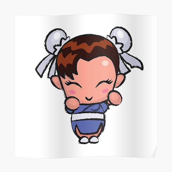 "Baby Chun Li" Poster by Ohshirtnet | Redbubble