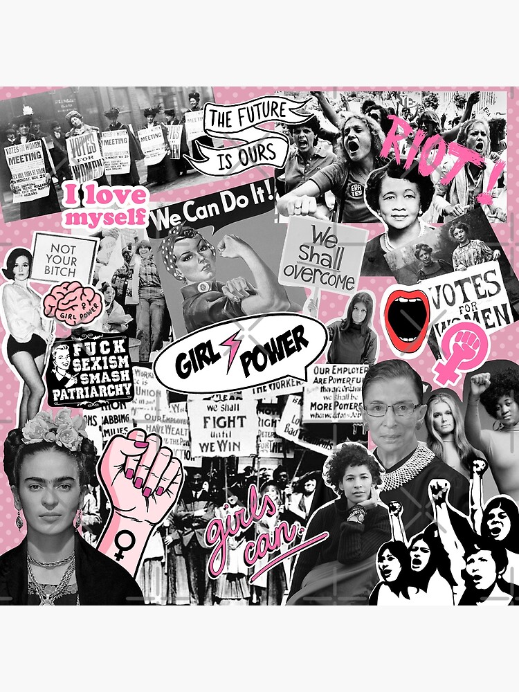 "Feminism collage " Poster for Sale by ValentinaHramov | Redbubble