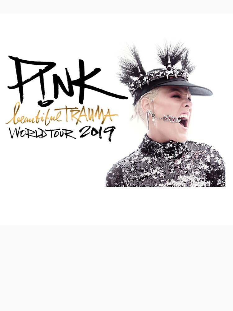 "Beautiful Trauma Pink World Tour 2019" Essential T-Shirt for Sale by ...