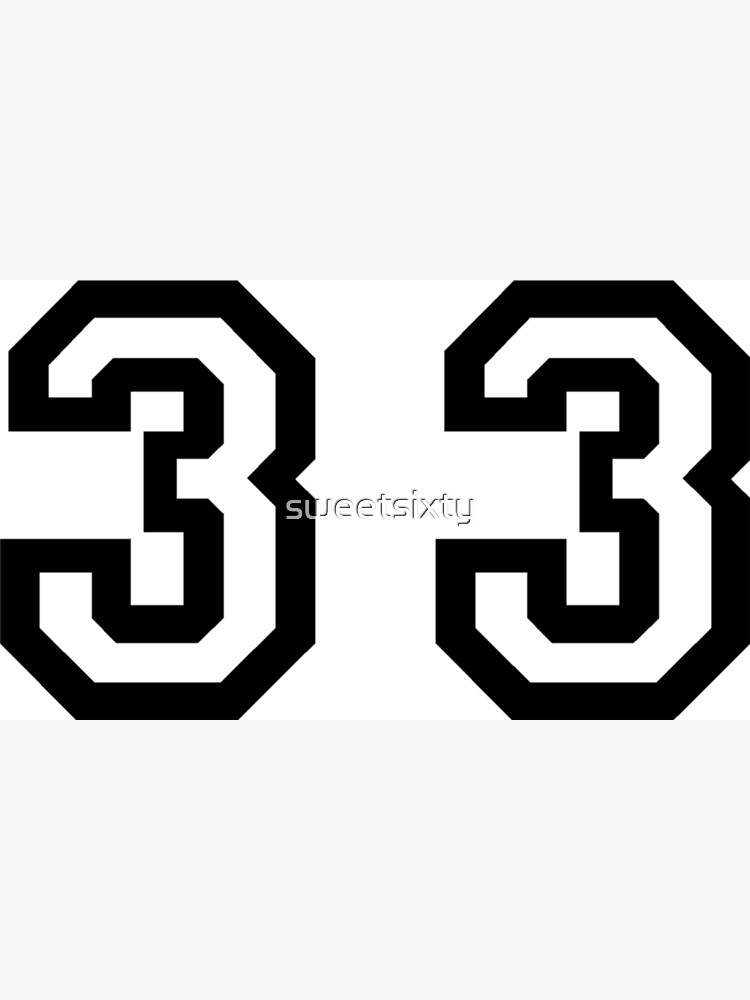 "Thirty Three" Poster by sweetsixty | Redbubble