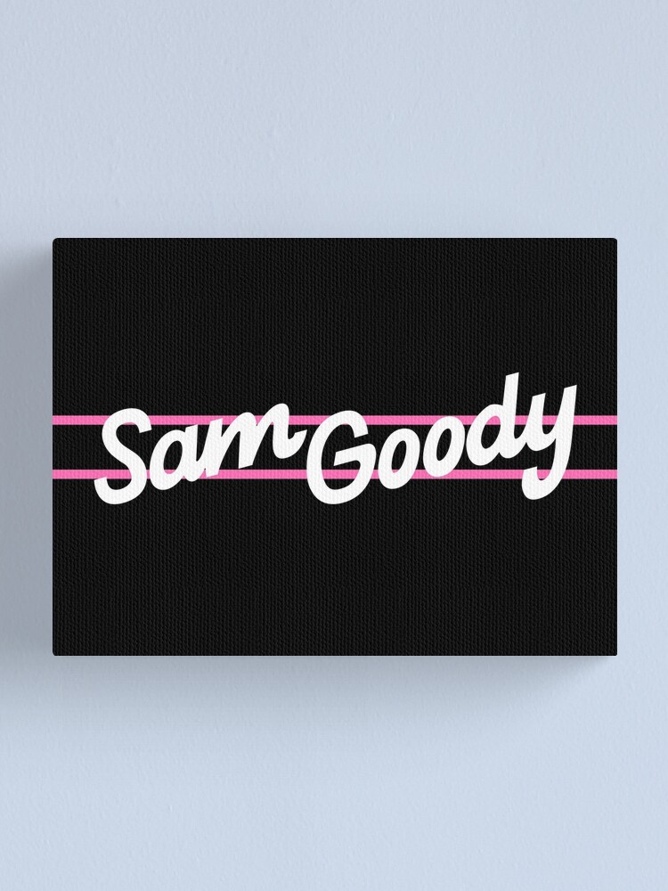 "Sam Goody Neon Logo" Canvas Print by fandemonium | Redbubble