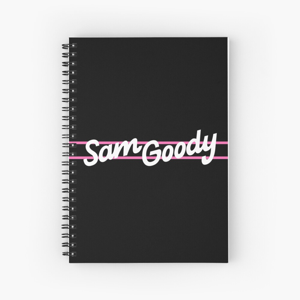 "Sam Goody Neon Logo" Spiral Notebook by fandemonium | Redbubble