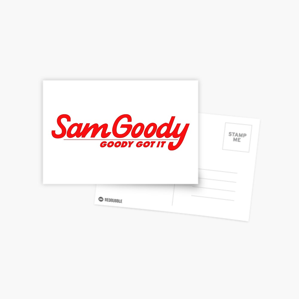 "Sam Goody 90s Logo" Postcard for Sale by fandemonium | Redbubble