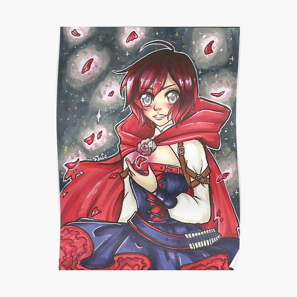 "Ruby Rose - RWBY" Poster by JuliaWaa | Redbubble