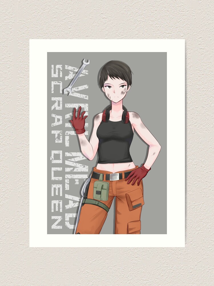 "Ace Combat Scrap Queen Avril Mead " Art Print by fareast | Redbubble