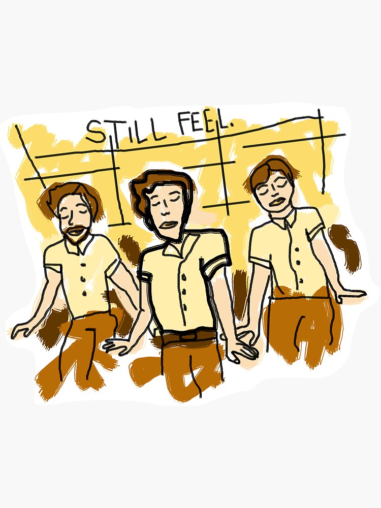 "still feel -- half alive. " Sticker for Sale by grayewise | Redbubble