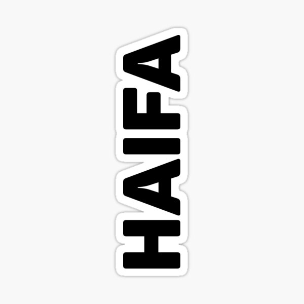 Sticker: Haifa | Redbubble