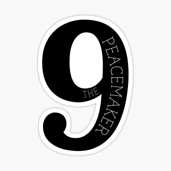 "9" Sticker for Sale by ods88 | Redbubble