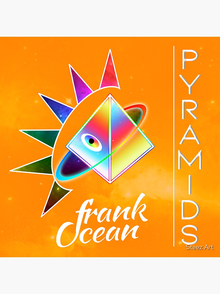 "Channel Orange Pyramids by Frank Ocean FAN ART" Sticker for Sale by ...