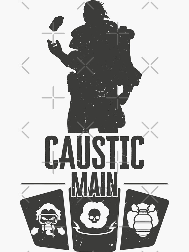 "Apex Legends - Caustic Main" Sticker by NinjaDesignInc | Redbubble