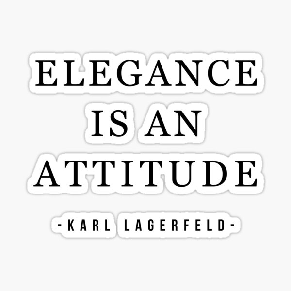 Karl Lagerfeld Stickers | Redbubble