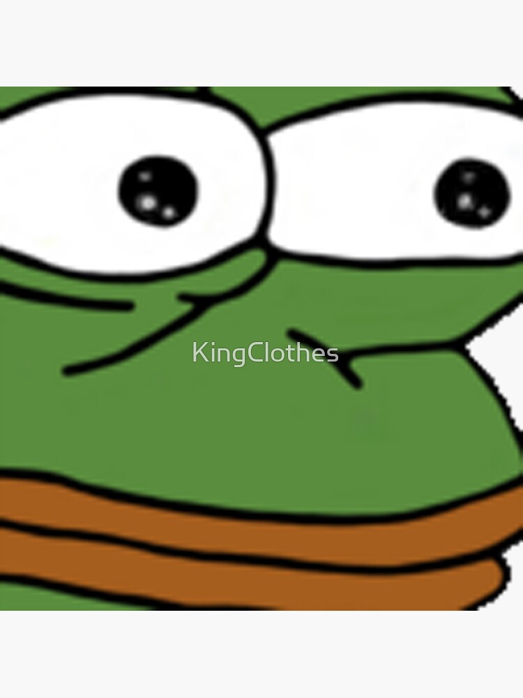 "monkaW Emote Frog" Sticker for Sale by KingClothes | Redbubble