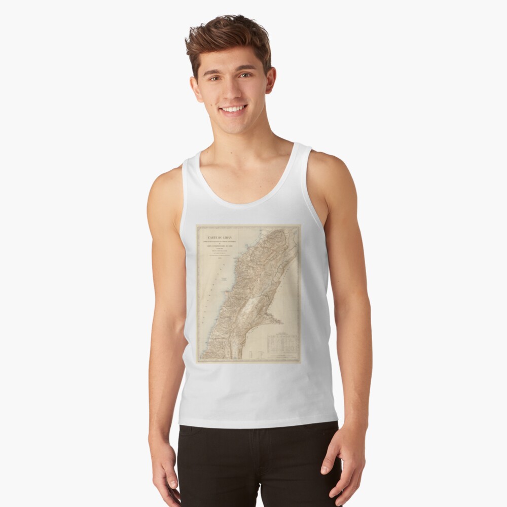"Vintage Map of Lebanon (1862)" Poster for Sale by BravuraMedia | Redbubble