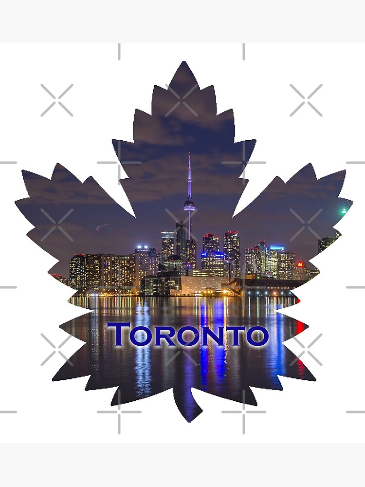 "Toronto Maple Leaf skyline" Poster for Sale by Pam069 | Redbubble