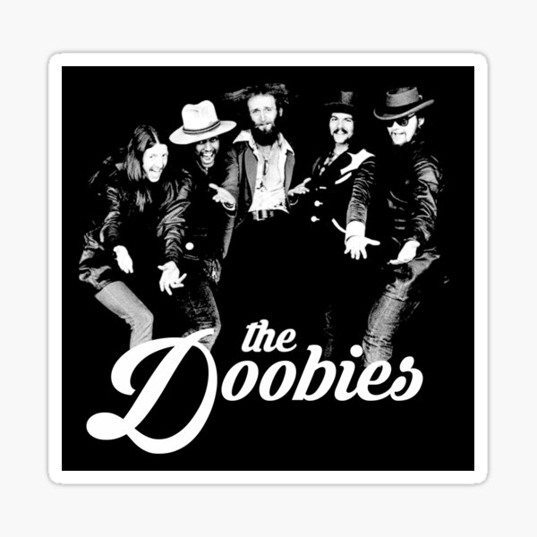 "The Doobies - Brothers Doobie" Sticker for Sale by threeampersands ...