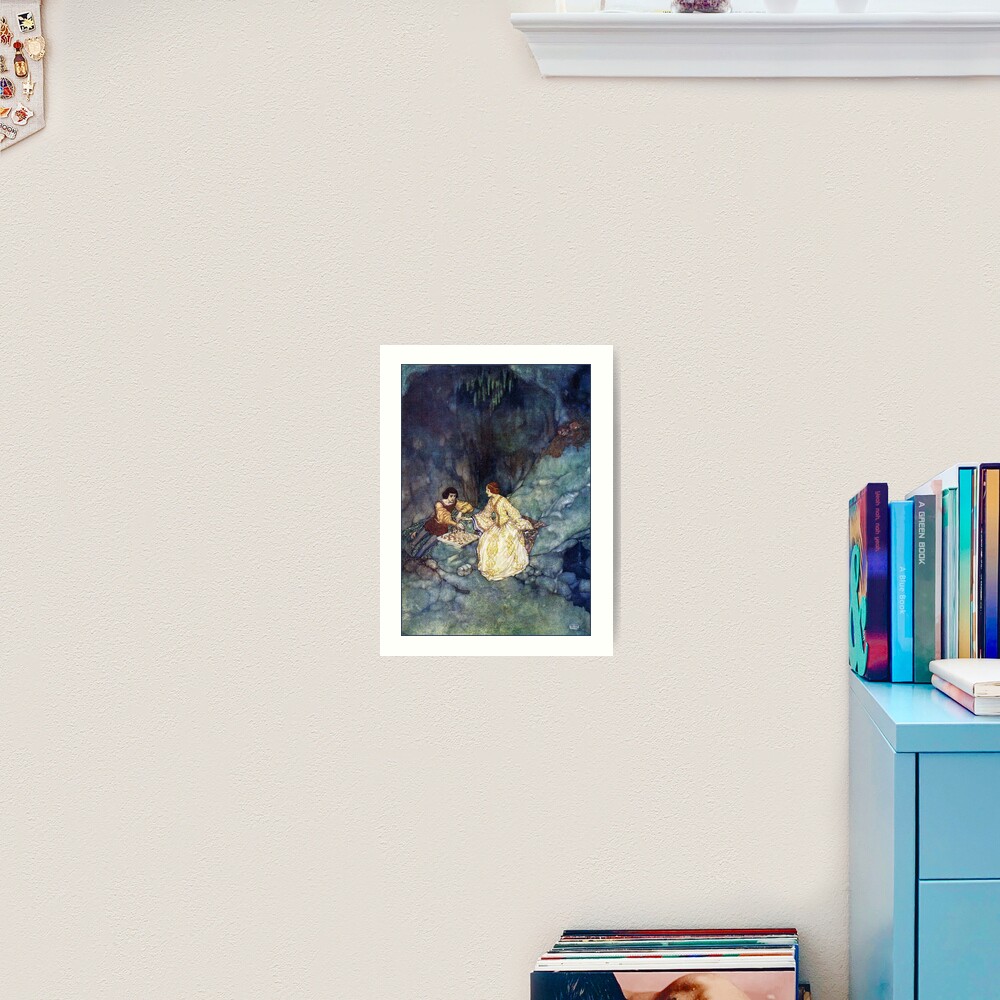 "Miranda and Ferdinand Playing Chess in the Cave - The Tempest, Edmund ...