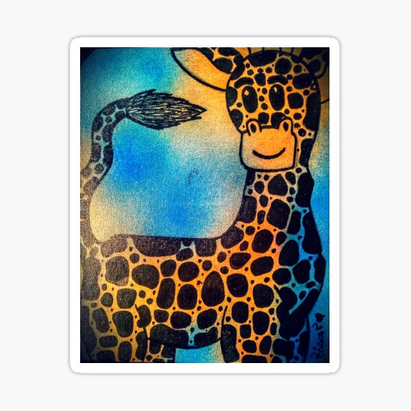 "Giraffes " Sticker by EFBytes | Redbubble